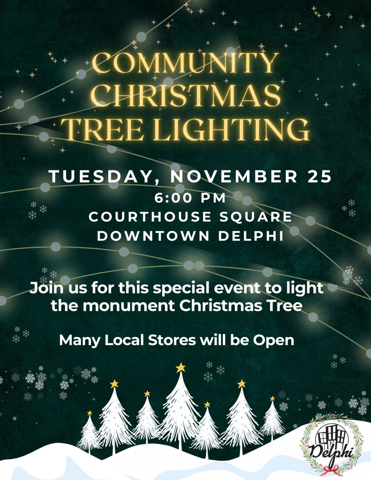 Community Christmas Tree Lighting - Carroll County Calendar